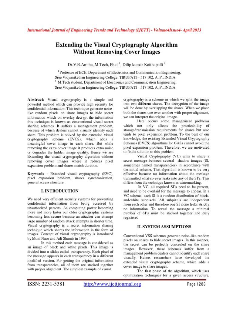 Extending The Visual Cryptography Algorithm Without Removing Cover ...