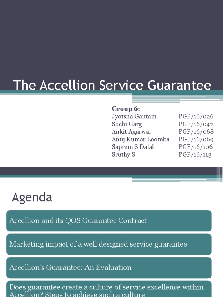 Accellion's Enterprise Service Promise | PDF | Quality Of Service ...