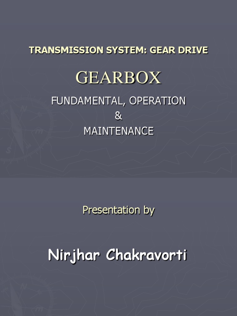 Gearbox Fundamentals and Operations | PDF