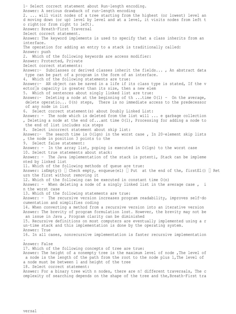 Dsa Pdf Inheritance Object Oriented Programming Array Data 1774