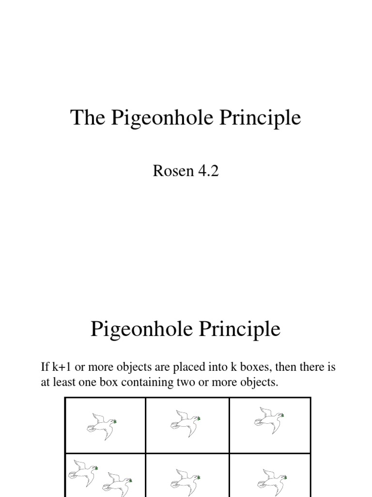 Math Enthusiasts' Pigeonhole Guide | PDF | Sequence | Monotonic Function
