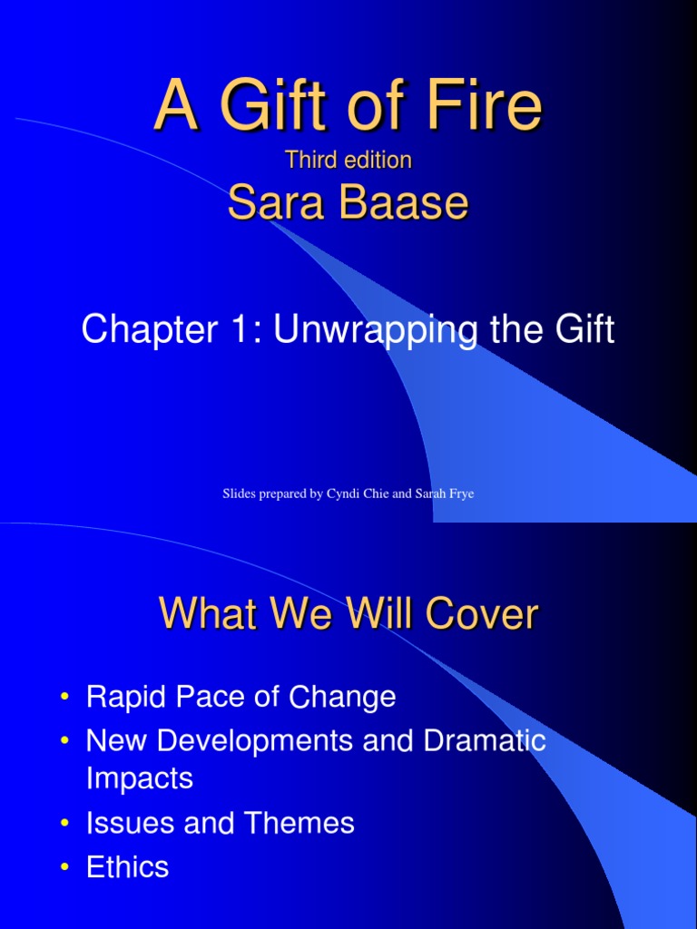 A Gift of Fire Chapter1 | PDF | Artificial Intelligence | Intelligence (AI) & Semantics