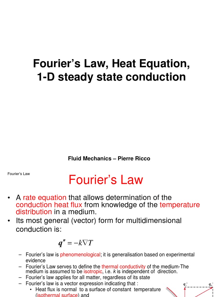 3D Heat Conduction | Download Free PDF | Thermal Conduction | Non ...
