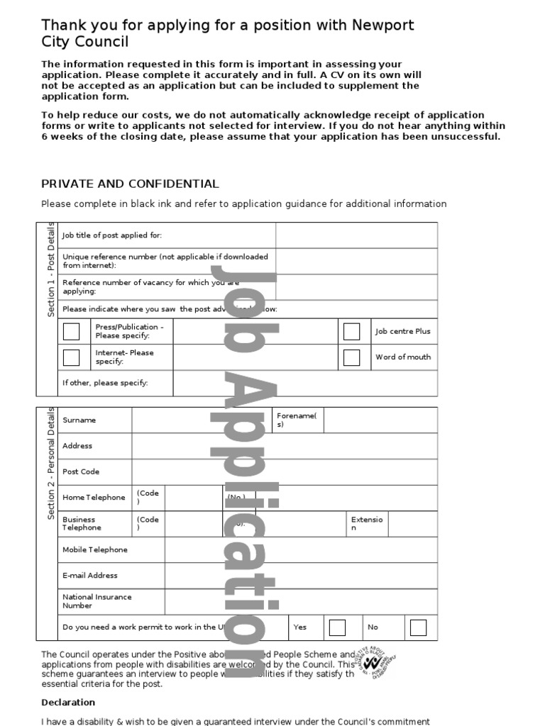 Standard Application Form | PDF | Race And Ethnicity In The United ...