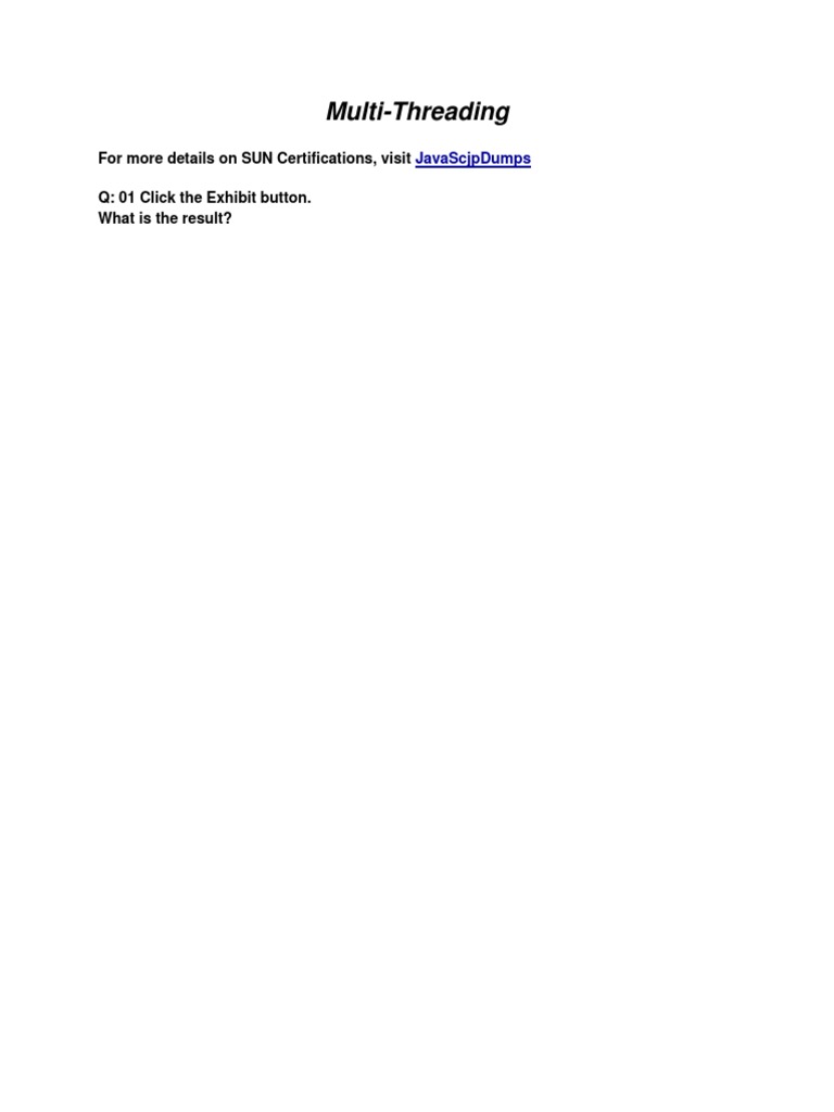 Multi Threading | PDF | C (Programming Language) | Method (Computer ... Multi Threading | PDF | C (Programming Language) | Method (Computer ...