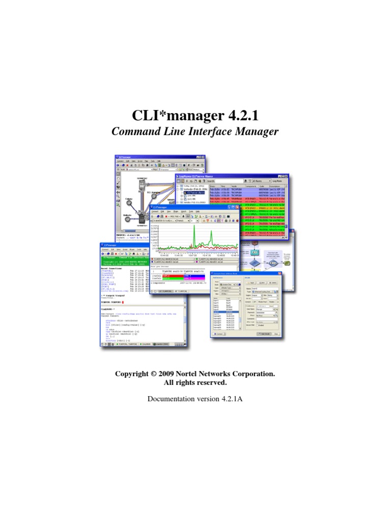 CLI Manager Overview | PDF | Command Line Interface | Network Switch