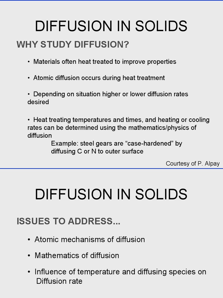 Lecture2 Diffusion Solid State Pdf