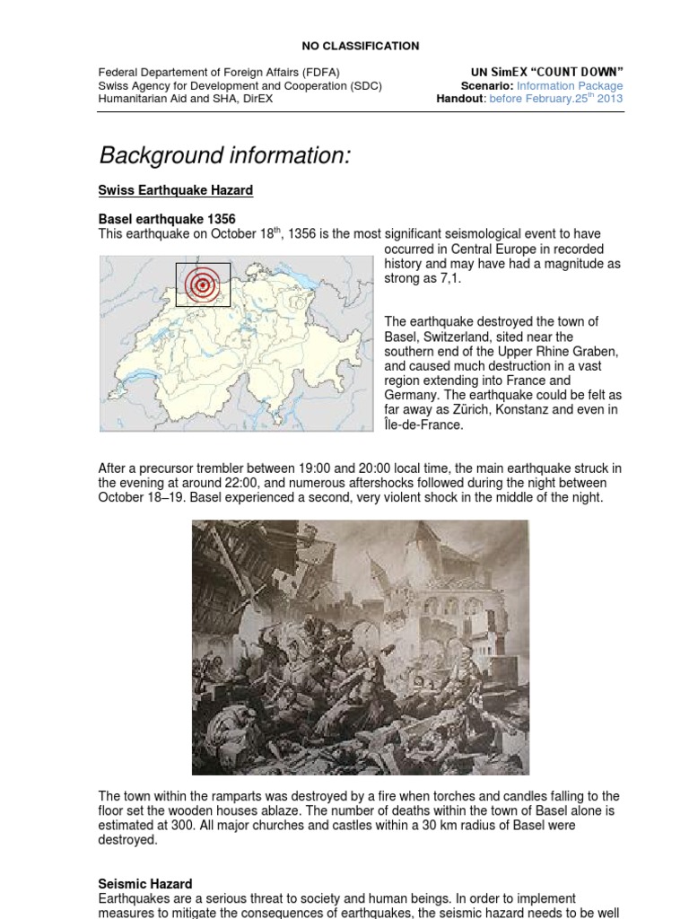 Eartquake Basel and Current | PDF | Switzerland | Alps