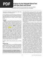 5XSST Handout | PDF | Geriatrics | Physical Therapy