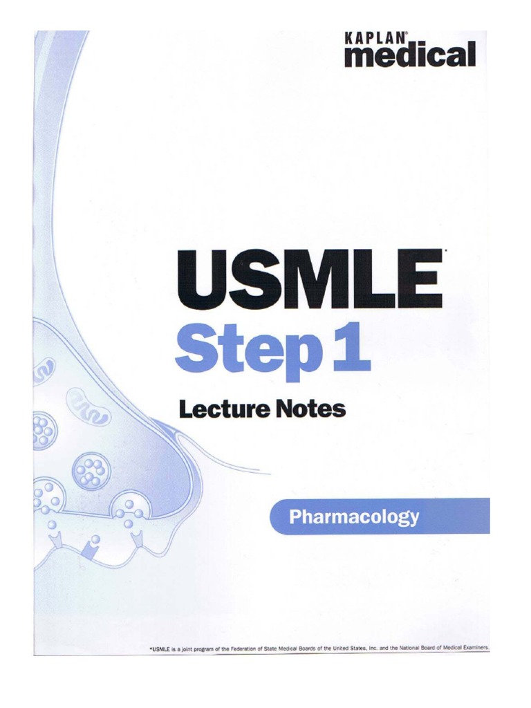USMLE Step 1-Pharmacology | PDF