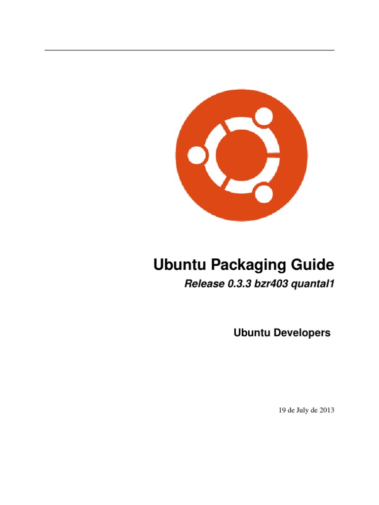 Ubuntu Packaging Guide | PDF | Clave (criptografía) | Control de versiones