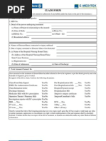 NAS - Reimbursement Claim Form | PDF | Patient | Physician