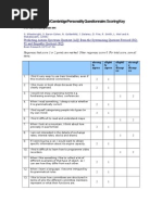 EQ Scoring Key | PDF | Cognitive Science | Cognition