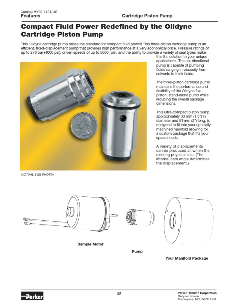 05 - 3 Piston Cartridge Pumps | PDF | Cartridge (Firearms) | Pump
