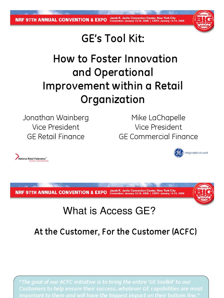 GE Innovators Tool Kit | PDF