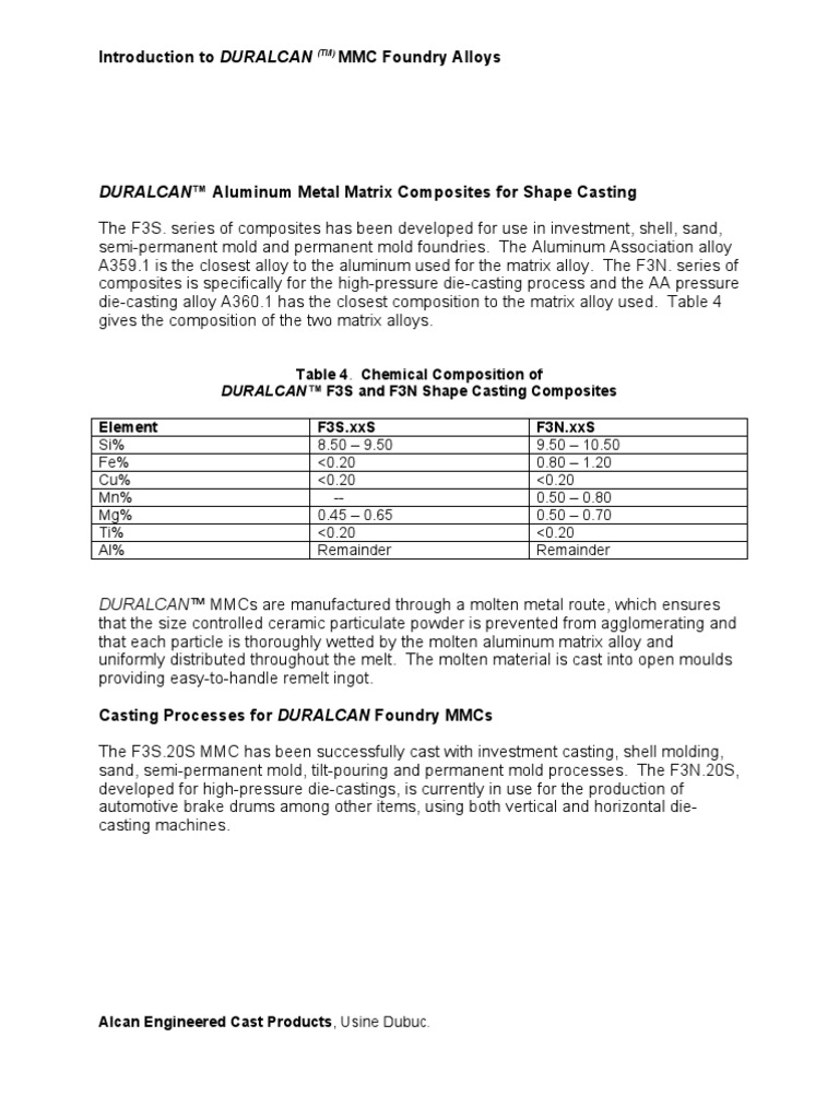 Casting Guidelines | PDF