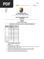Form 3 Mathematics Revision Questions (CIC) | PDF | Area | Teaching ...