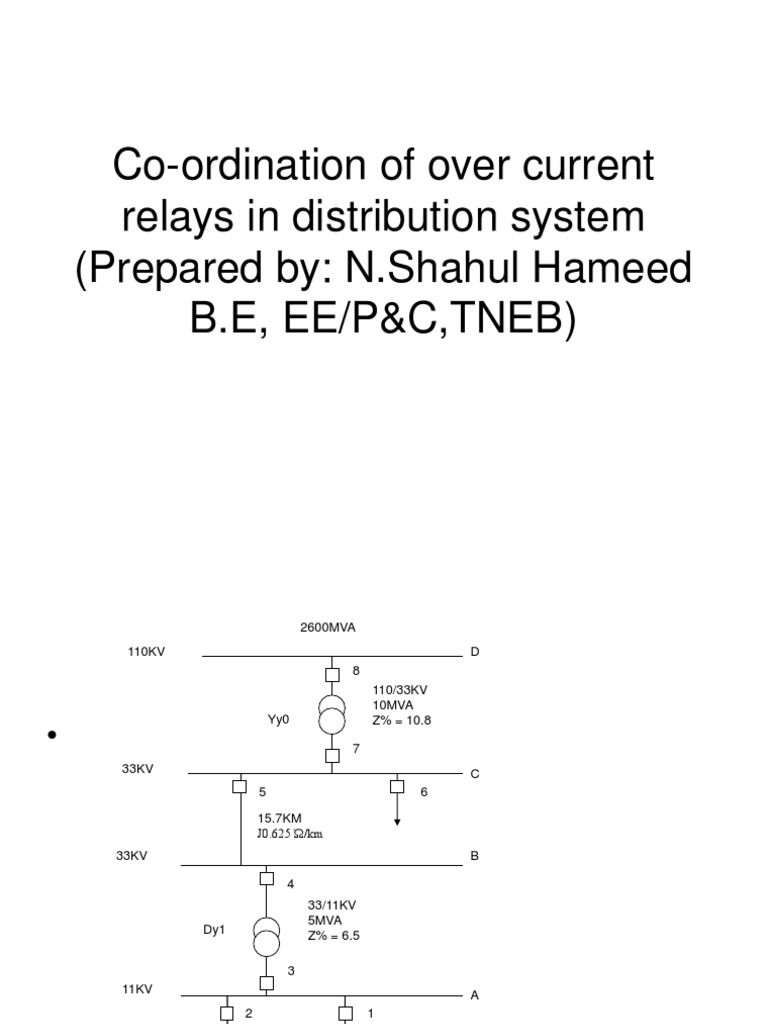 Overcurrent Relay Coordination Guide | PDF | Electrical Substation ...