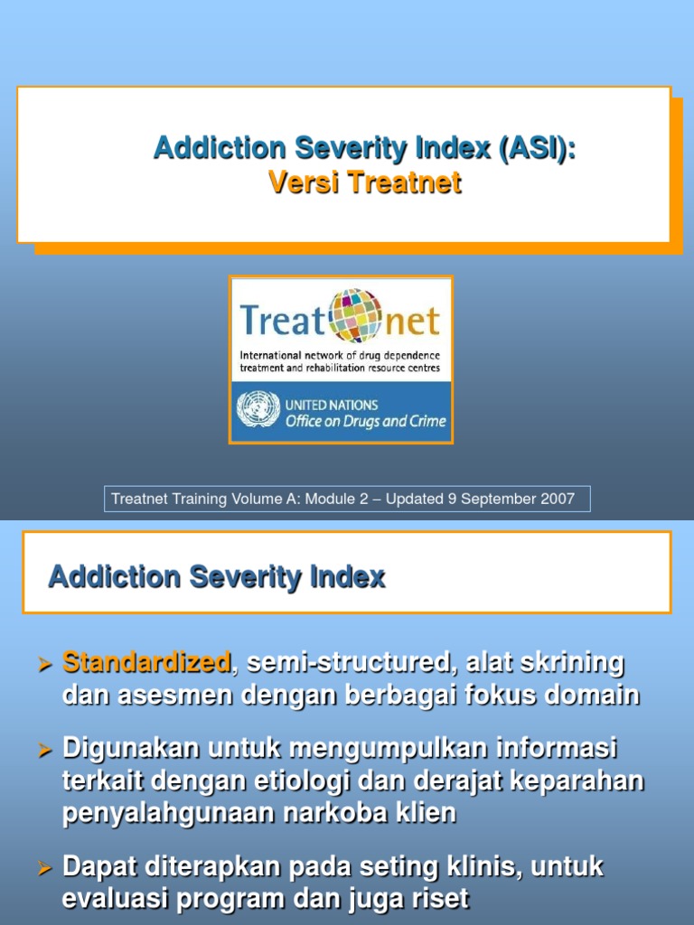 ASI Lengkap | PDF | Penyalahgunaan Zat | Detoksifikasi