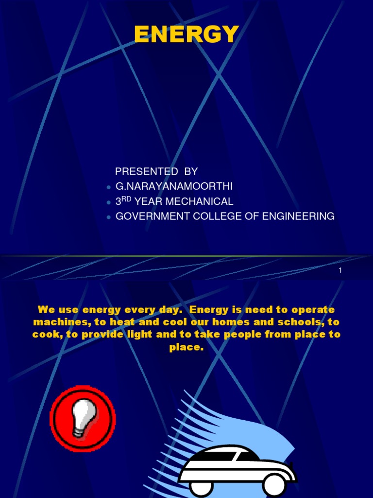 Understanding Energy Sources and Conservation | PDF