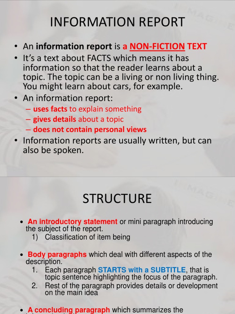 Report Writing Paragraph Structure TOP | PDF | Weather | Climate