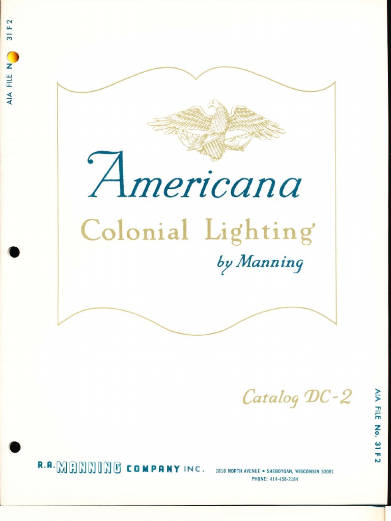 Colonial Lighting Catalog Overview | PDF | Prism | Lighting