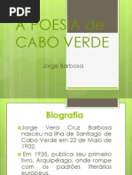 Jorge Barbosa: Vida e Poesia Cabo-Verdiana | PDF | Poesia | Idiomas