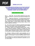 Ra 7832 | PDF | Electric Power Transmission | Cable