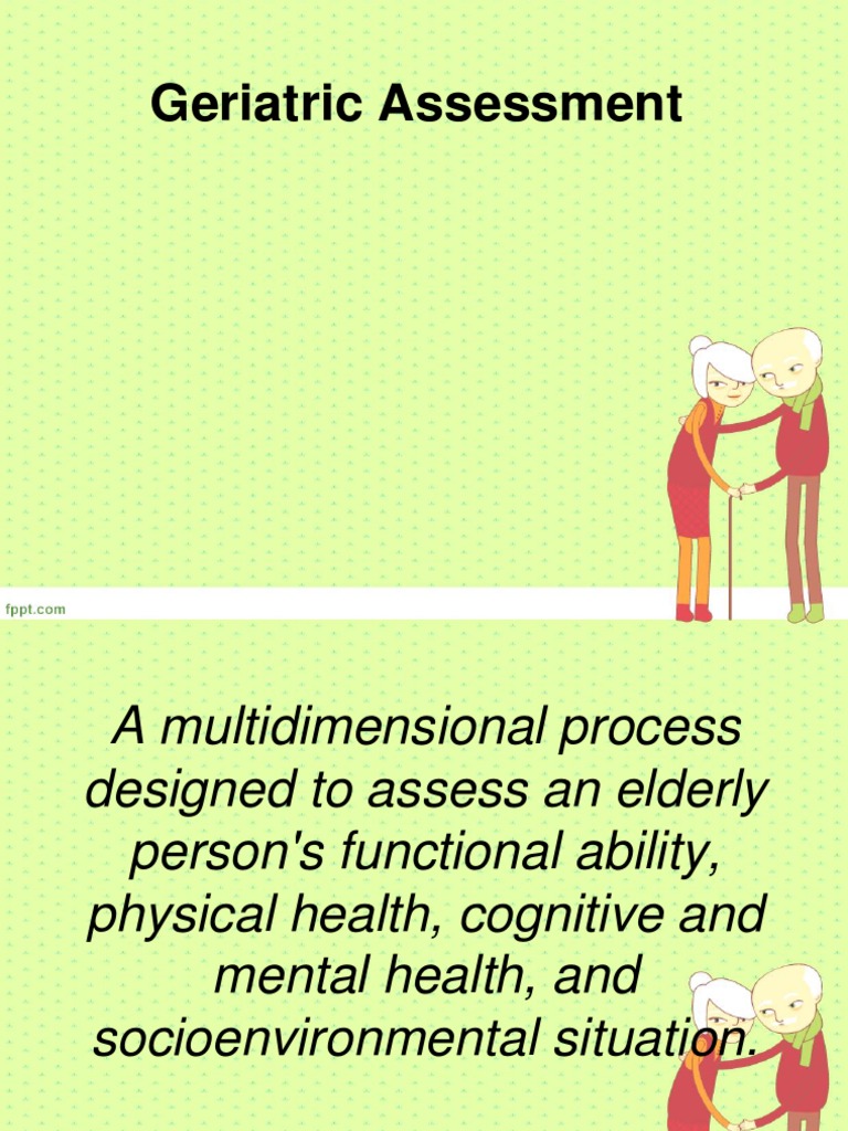 Geriatric Assessment | PDF | Psychological Evaluation | Depression (Mood)
