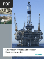 Seawater Electrochlorination System | PDF | Power Station | Sodium Chloride