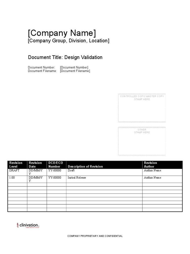 Design Validation | PDF | Verification And Validation | New Product ...