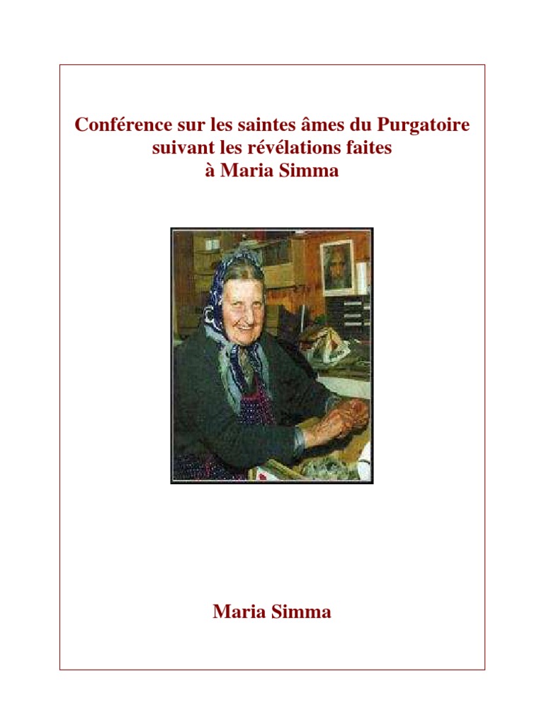 Maria Simma | PDF | Purgatoire | Messe