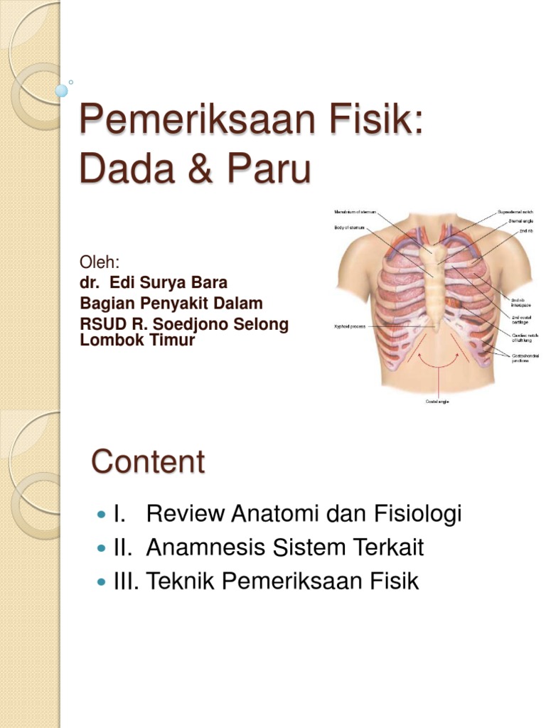 Pemeriksaan Fisik - Thorax | PDF