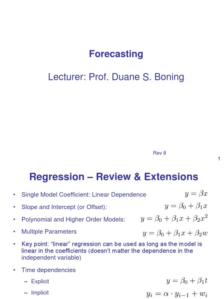 Forecasting For Manufacturing System | PDF | Autocorrelation ...