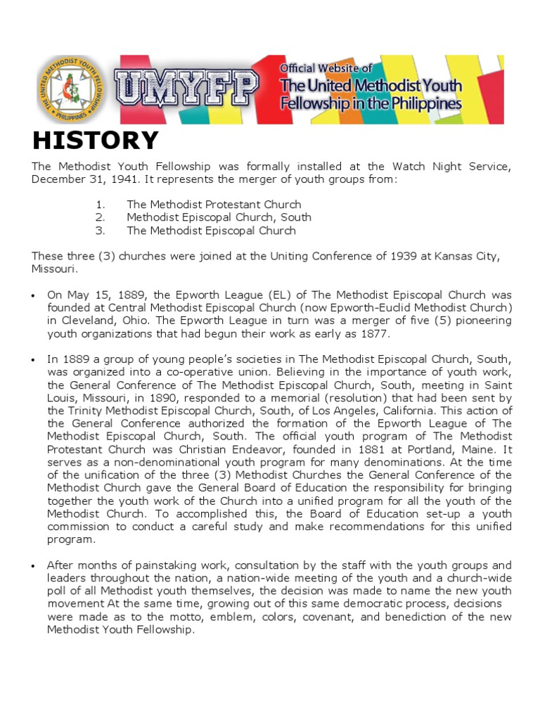 History | PDF | United Methodist Church | Episcopal Church (United States)