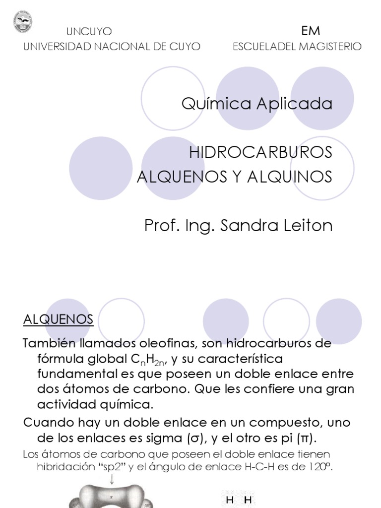 Alquenos y Alquinos | PDF | Alqueno | Isómero