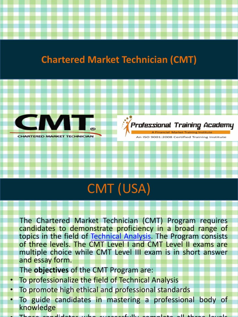 CMT - Chartered Market Technician - Professional Training Academy ...