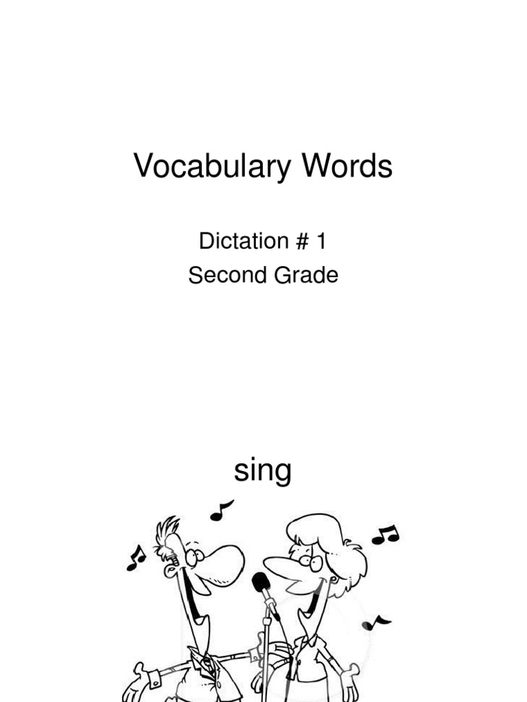 Second Grade Vocabulary Words List | PDF