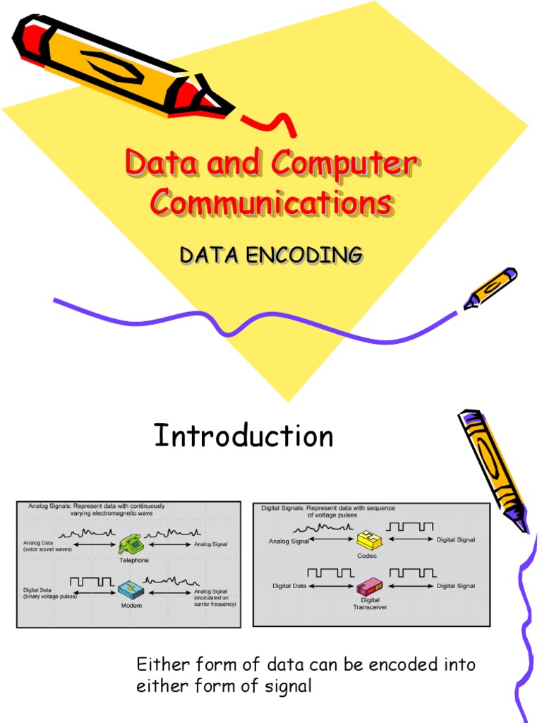 Chapter 4 Data Encoding Techniques | PDF | Modulation | Digital Signal
