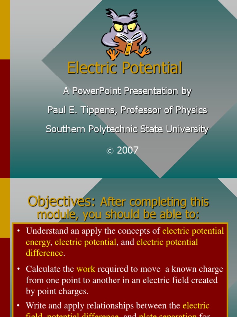 Elec Pot | PDF | Potential Energy | Electric Field