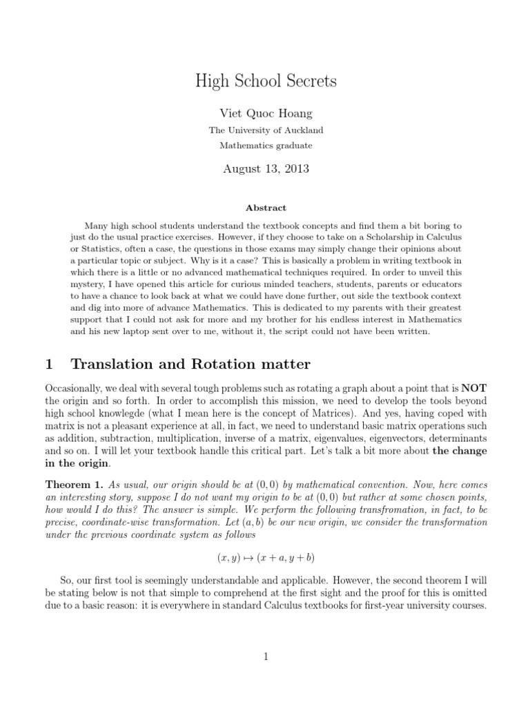 Elementary Mathematics | PDF | Sine | Trigonometric Functions