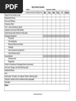 Daily Air Compressor Inspection Checklist | PDF