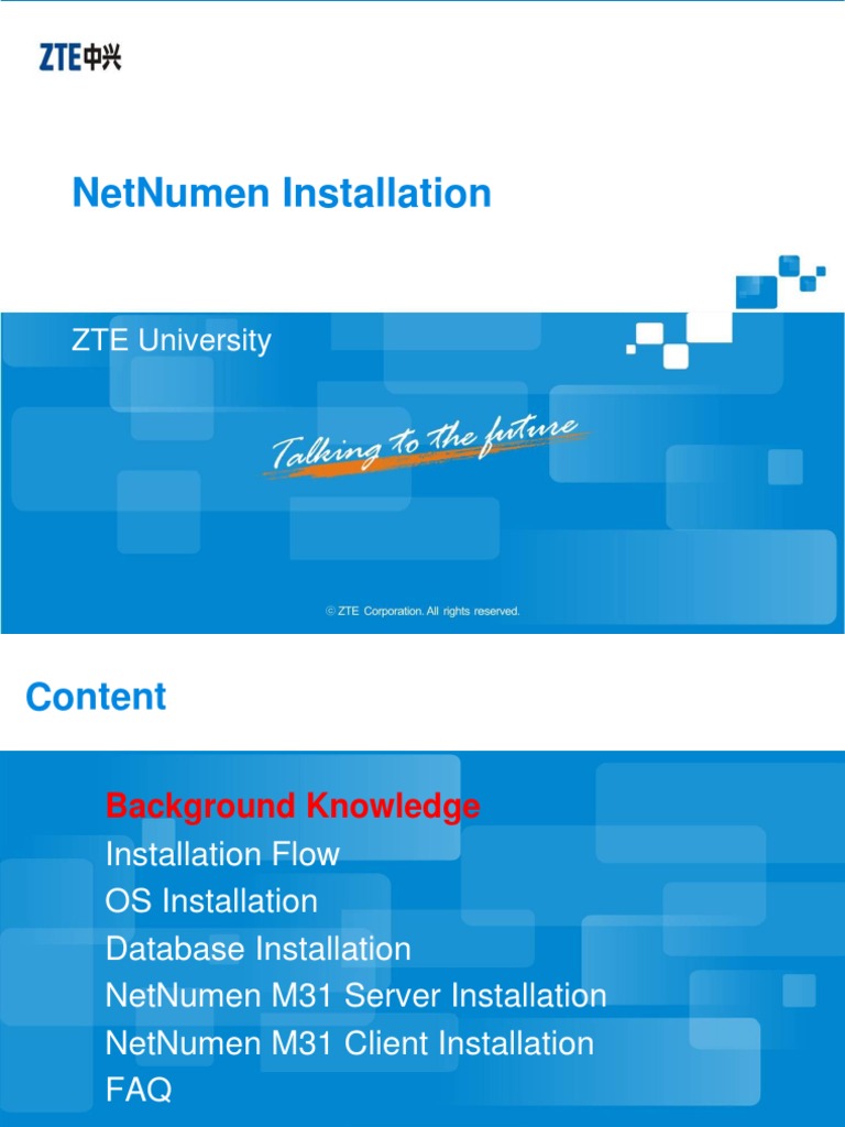 09 NetNumen Installation - PPT-18 | PDF