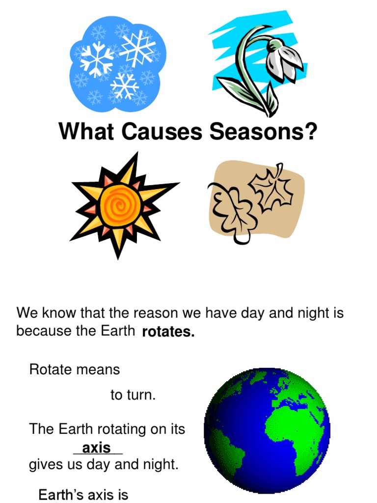 What Causes Seasons | PDF