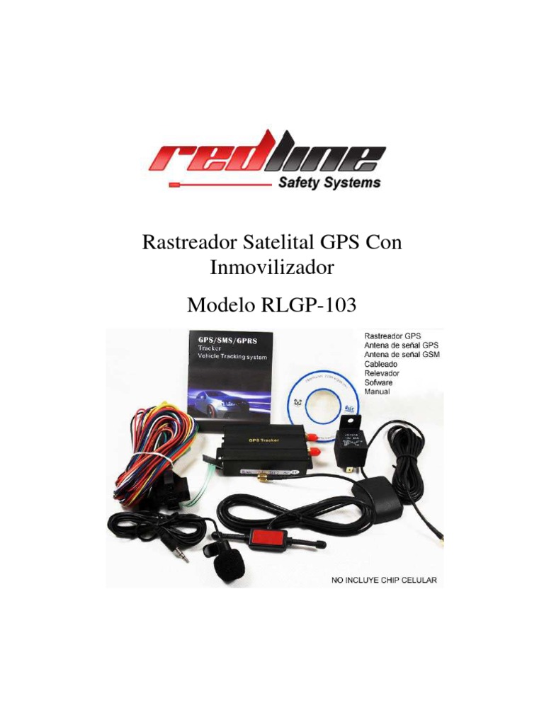 Manual Gps103 | PDF | paquete general de Radio sevicio | Gsm
