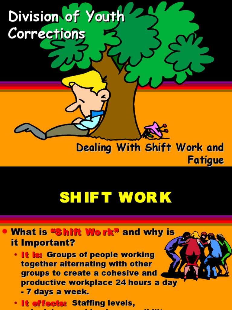 Dealing With Shift Work and Fatigue | PDF | Shift Work | Sleep
