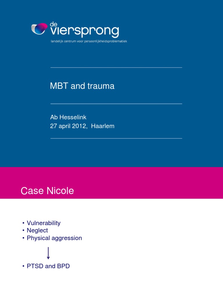 MBT and Trauma: How Mentalizing Can Help Overcome PTSD | PDF | Complex ...