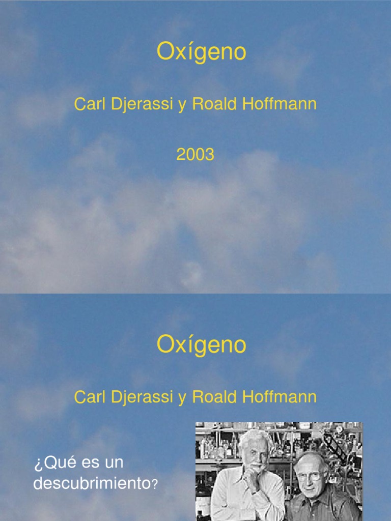 Oxigen o | PDF | Oxígeno | Química