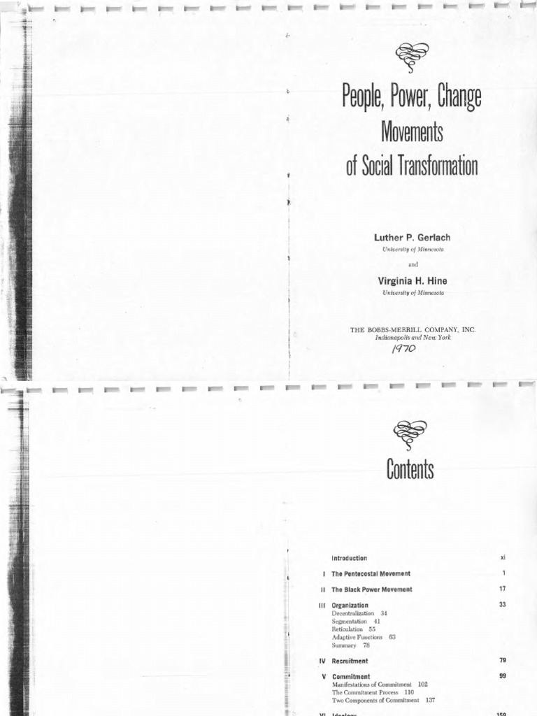 People, Power, Change - Gerlach Hine | PDF | Pentecostalism | Christian ...