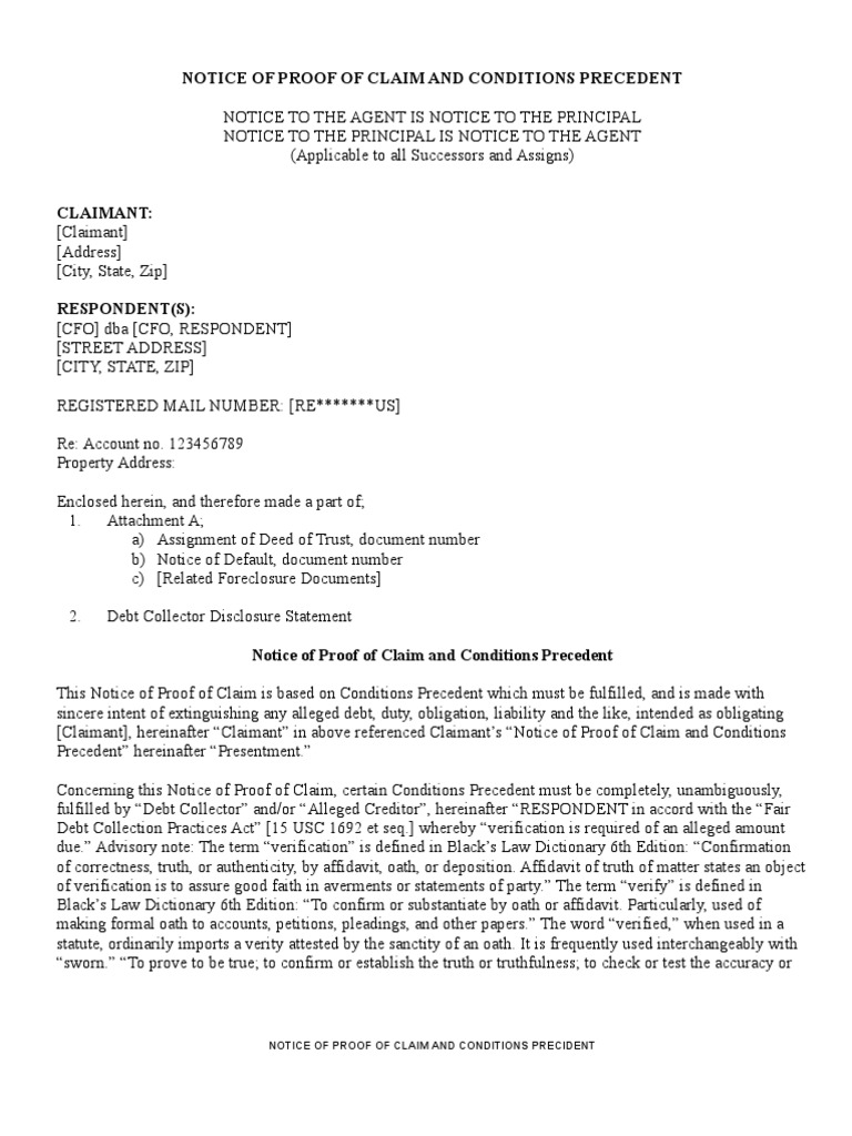 Debt Validation Notice and Requirements | PDF | Assignment (Law ...